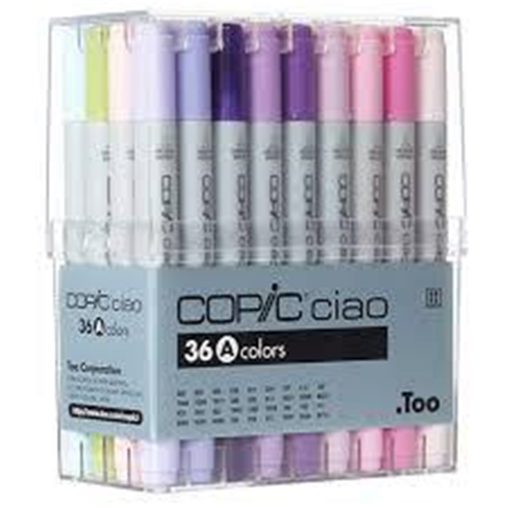 Artwork - Copic Ciao Assorted Colour Sets - 36A - Premier Art Supplies