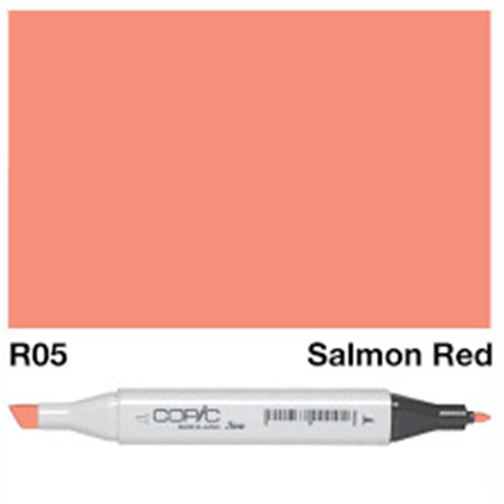 Artwork - Copic Classic Markers - Salmon Red R05 - Premier Art Supplies