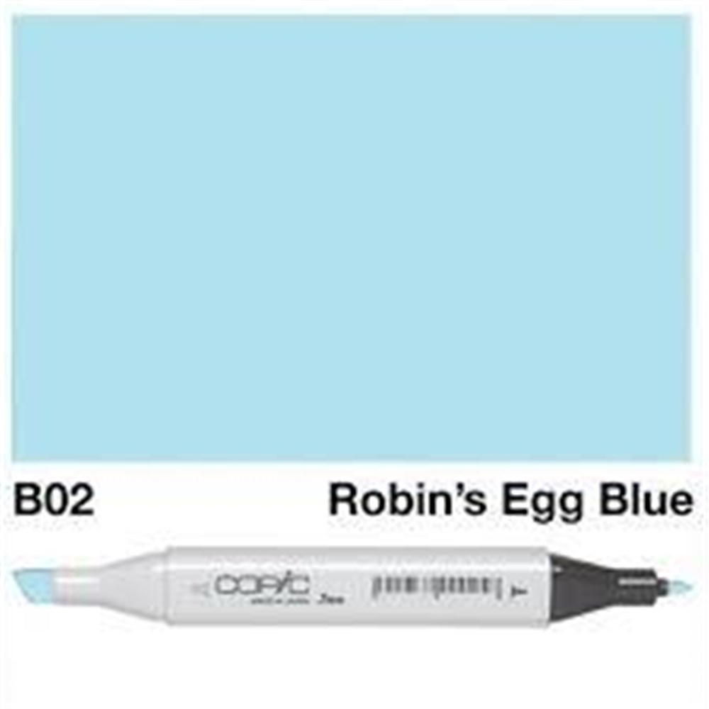 Artwork - Copic Classic Markers - Robins Egg Blue B02 - Premier Art ...