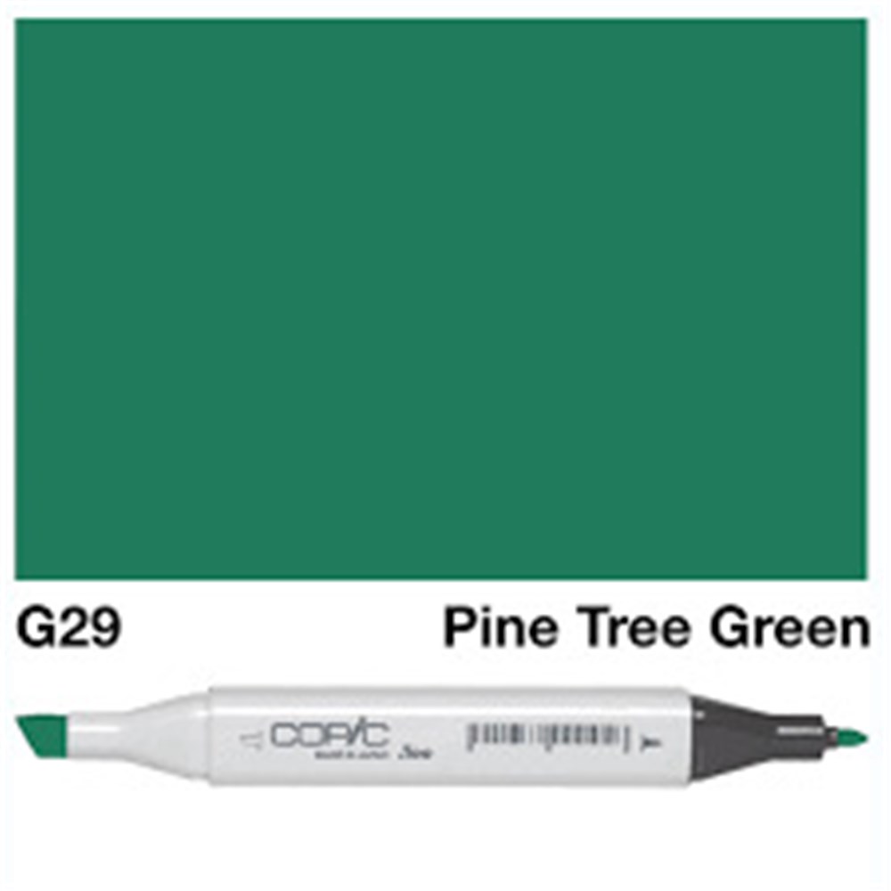 Copic Markers - Copic Classic Markers - Pine Tree Green G29 - Premier ...