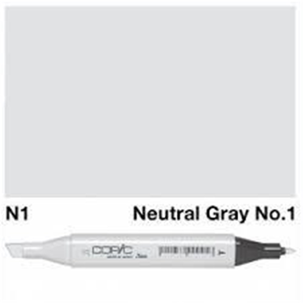 Copic Markers - Copic Classic Markers - Neutral Gray 1 N1 - Premier Art ...