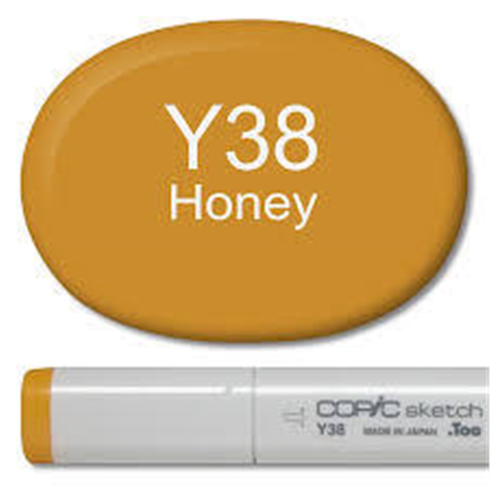 Copic Markers - Copic Classic Markers - Honey Y38 - Premier Art Supplies