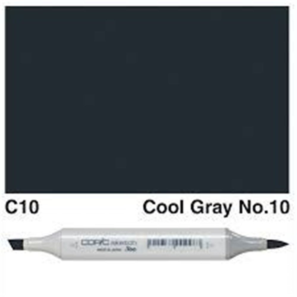 Artwork - Copic Sketch Markers - Cool Grey 10 C10 - Premier Art Supplies