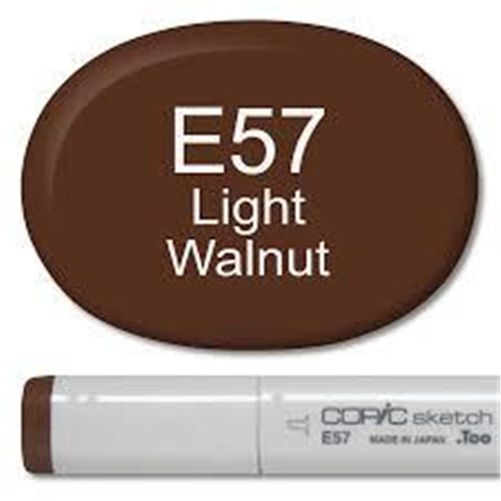 Artwork - Copic Sketch Markers - Light Walnut E57 - Premier Art Supplies