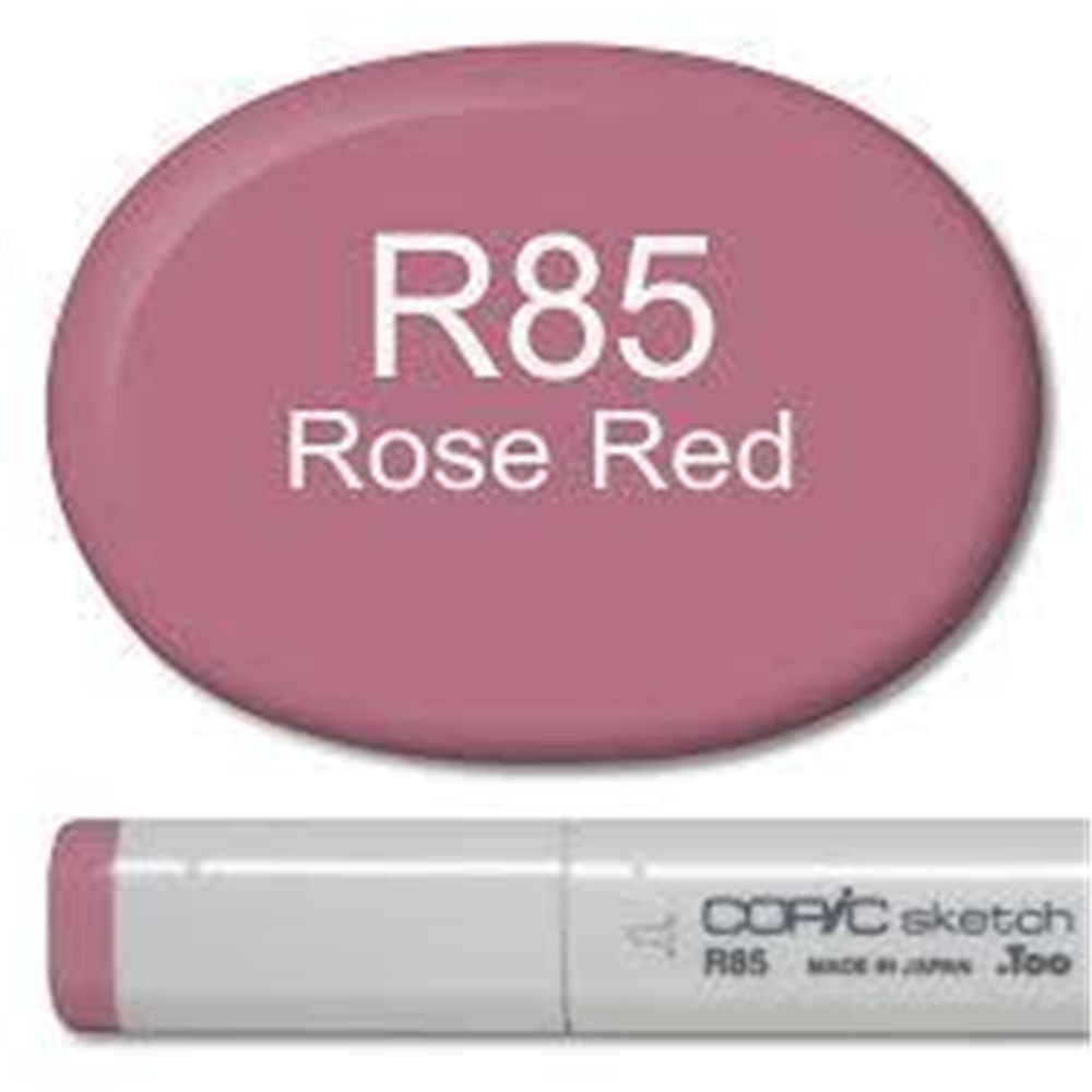 Artwork - Copic Sketch Markers - Rose Red R85 - Premier Art Supplies