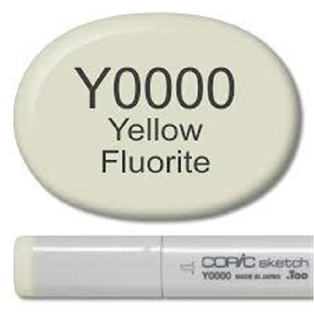 Copic Markers - Copic Sketch Markers - Yellow Fluorite Y0000 - Premier ...