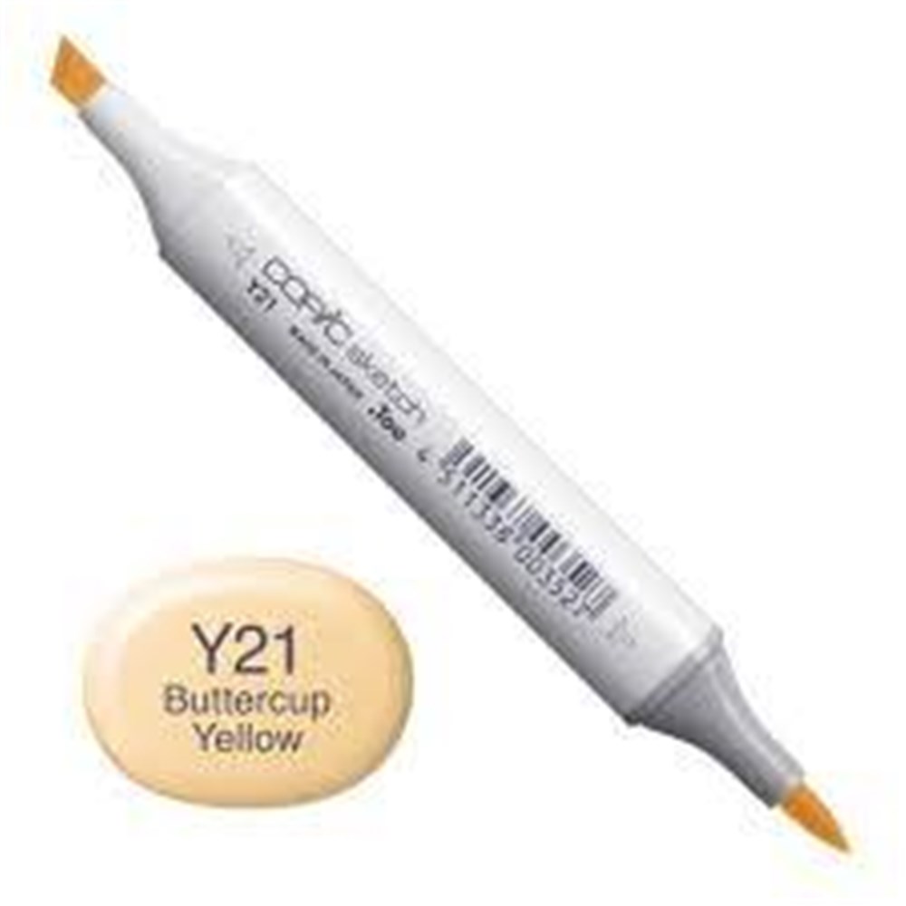 Artwork - Copic Sketch Markers - Buttercup Yellow Y21 - Premier Art ...