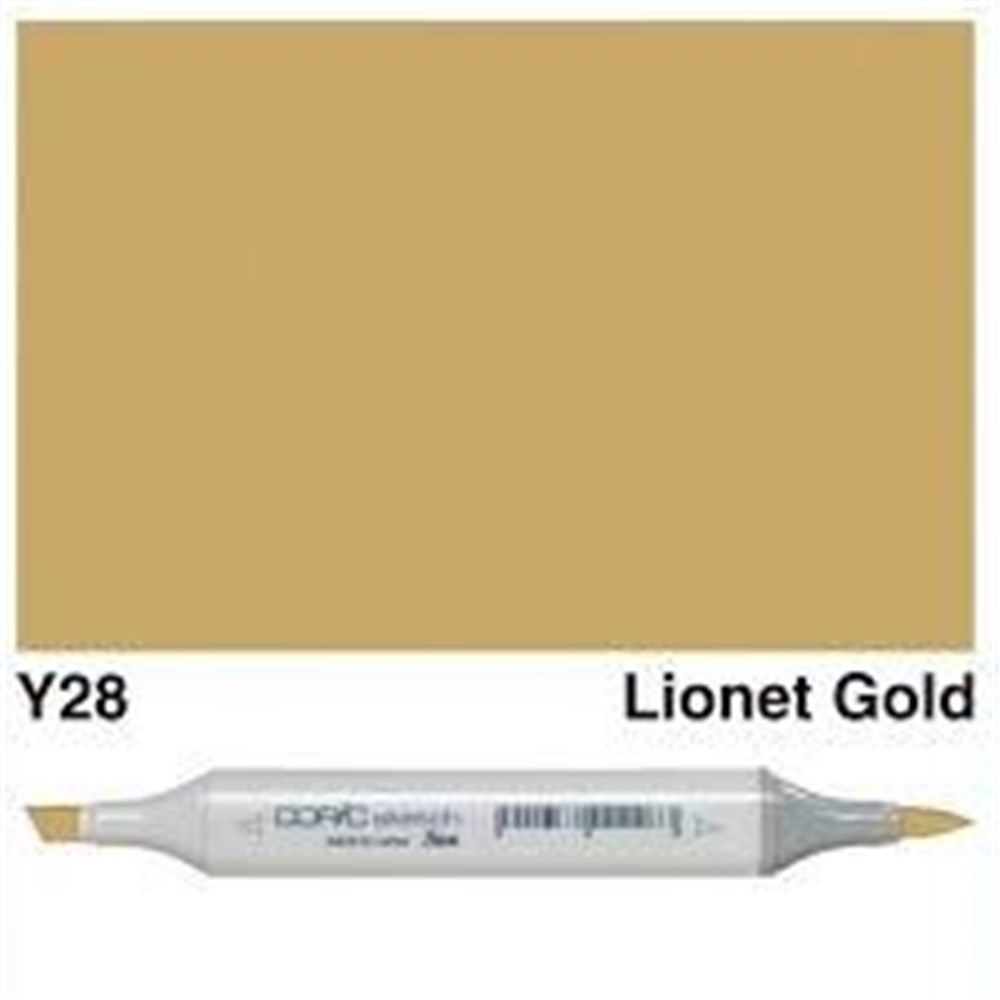 Copic Markers - Copic Sketch Markers - Lionet Gold Y28 - Premier Art ...