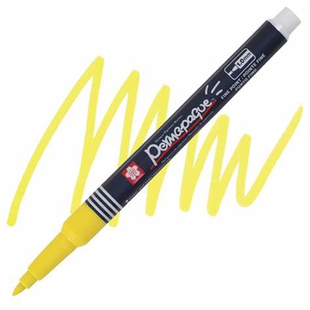 Pens - Sakura Permapaque Paint Markers - Yellow - Premier Art Supplies