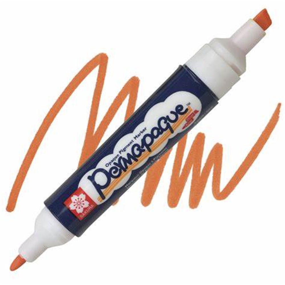 Pens - Sakura Permapaque Paint Markers - Orange - Premier Art Supplies