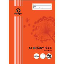 Botany Books - A4 96 Page 8mm Botany Exercise Book - Premier Art Supplies