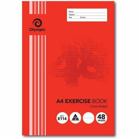Exercises Books - A4 48 Page 11mm Ruled Exercise Book - Premier Art ...