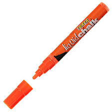 Chalk - Texta Orange 4.5mm Bullet Wet Wipe Liquid Chalk Marker ...