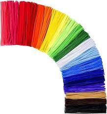 Pipe Cleaners - Chenille Stems Pipe Cleaners - Assorted Colours (1000 ...