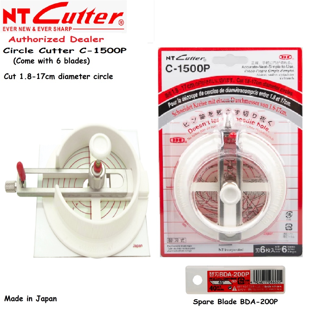 Knives and Matt Cutters - NT Circle Cutter C-1500P - Premier Art Supplies