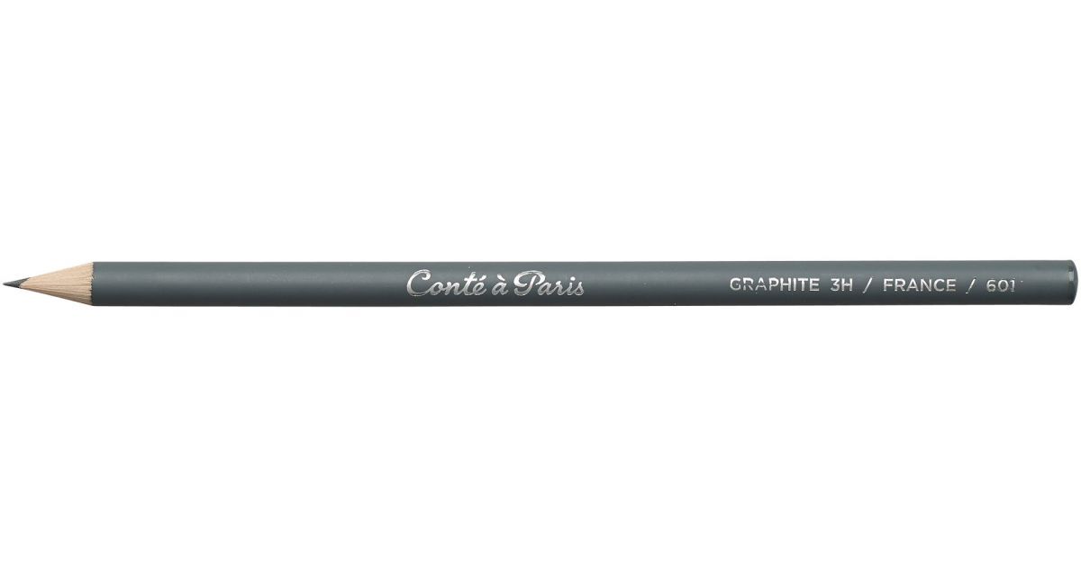 Graphite Pencils - Conte Graphite Pencil - 3H - Premier Art Supplies