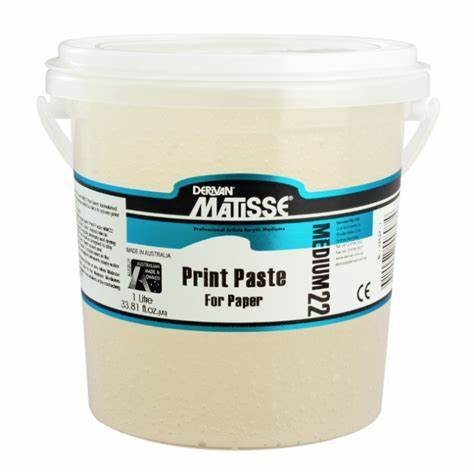 Miscellaneous Print and Screen - Matisse Print Paste - 4L - Premier Art ...