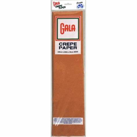 Crepe Paper - Gala Crepe Paper - Light Brown - Premier Art Supplies