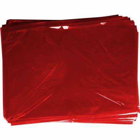 Cellophane - Rainbow Cellophane 900mmx1m Red - Premier Art Supplies