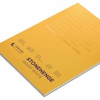 Etching Paper - Stonehenge Etching Paper 250gsm 559X762mm - Warm White ...