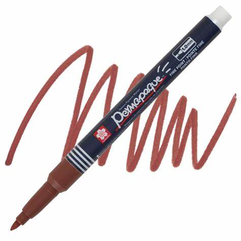 Sakura Paint Markers - Sakura Permapaque Paint Markers - Brown ...
