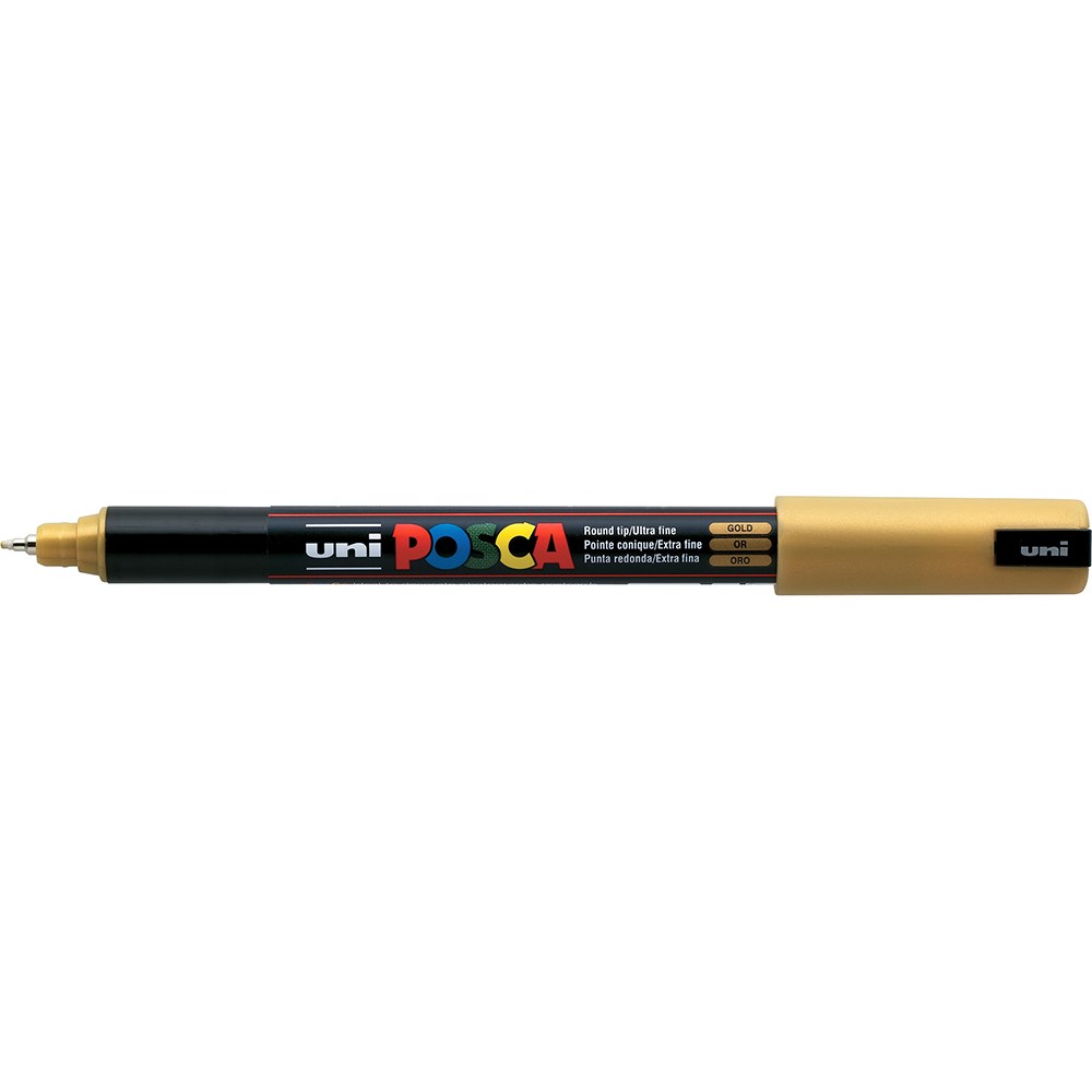 Paint Markers - Posca PC-1MR Gold 0.7mm Ultra Fine Paint Marker ...