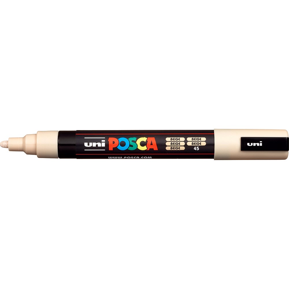Artwork - Uni Posca Paint Marker PC-5M Medium 2.5mm Bullet Tip Beige ...