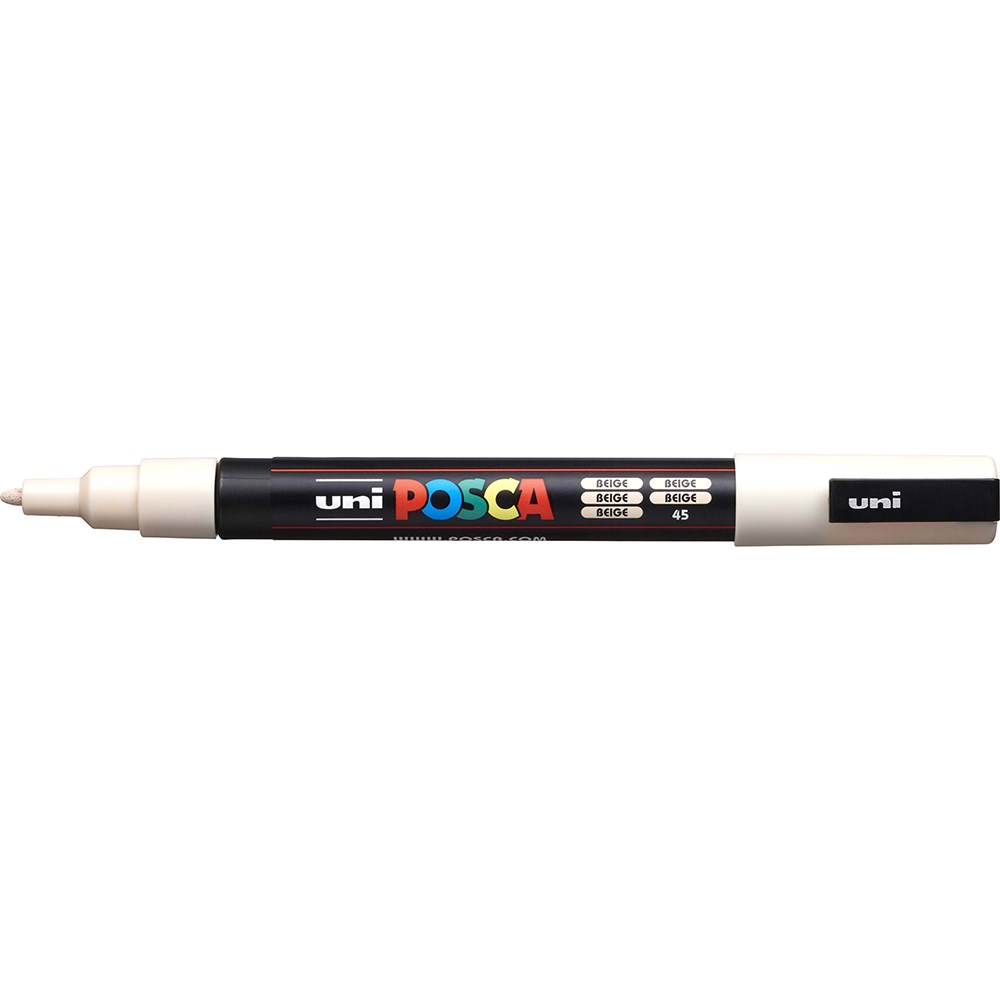Uni Products - Uni Posca Paint Marker PC-3M Fine 1.3mm Bullet Tip Beige ...