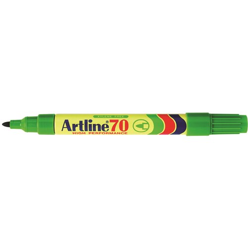 Artline Products - Artline 70 Green Permanent Bullet Marker - Premier ...