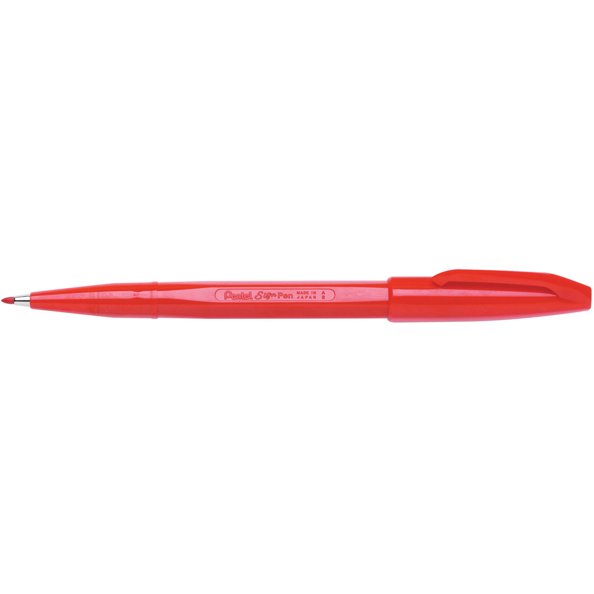 Pens - Pentel S520 Waterbase Sign Marker Red - Premier Art Supplies