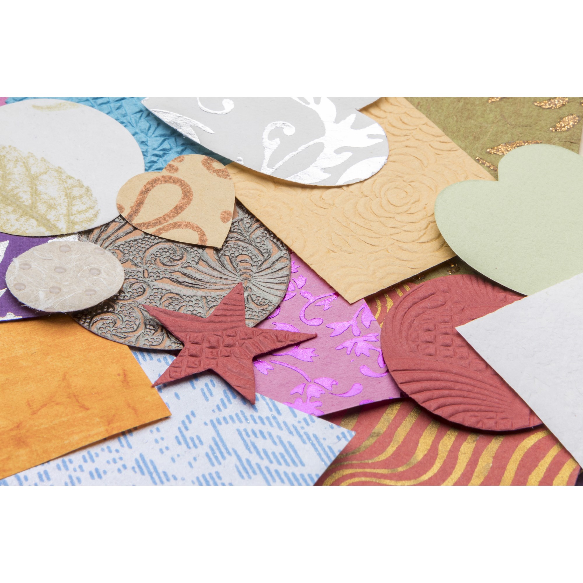 Office Supplies - Zart Paper Handmade Collage Shapes Pack of 500g ...